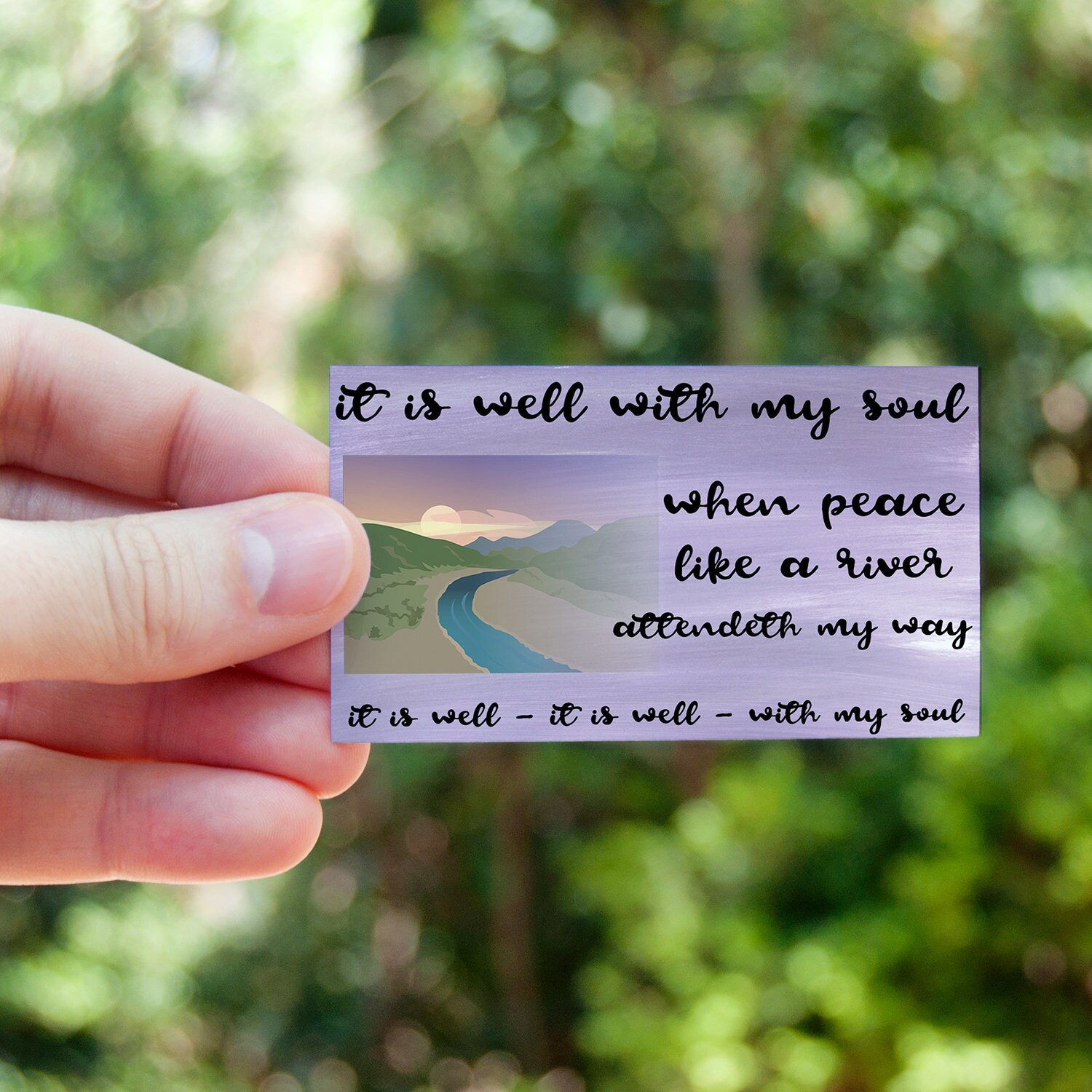 10 Mini Printable Hymn Lyric Cards -hymn Lyric Collection #1- INSTANT ...