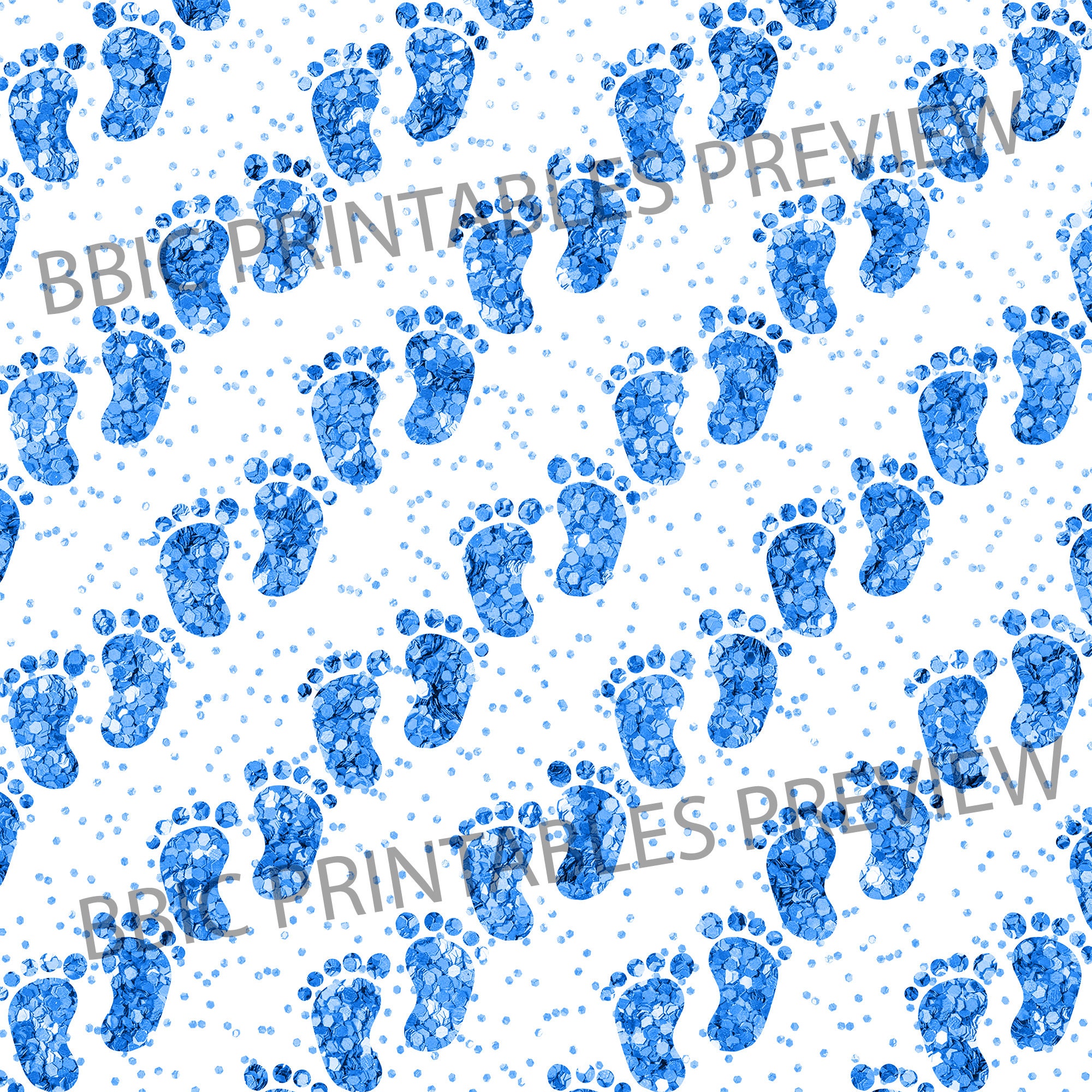 Glitter Foot Prints Digital Paper- INSTANT DOWNLOAD, 12x12 30 Colors ...