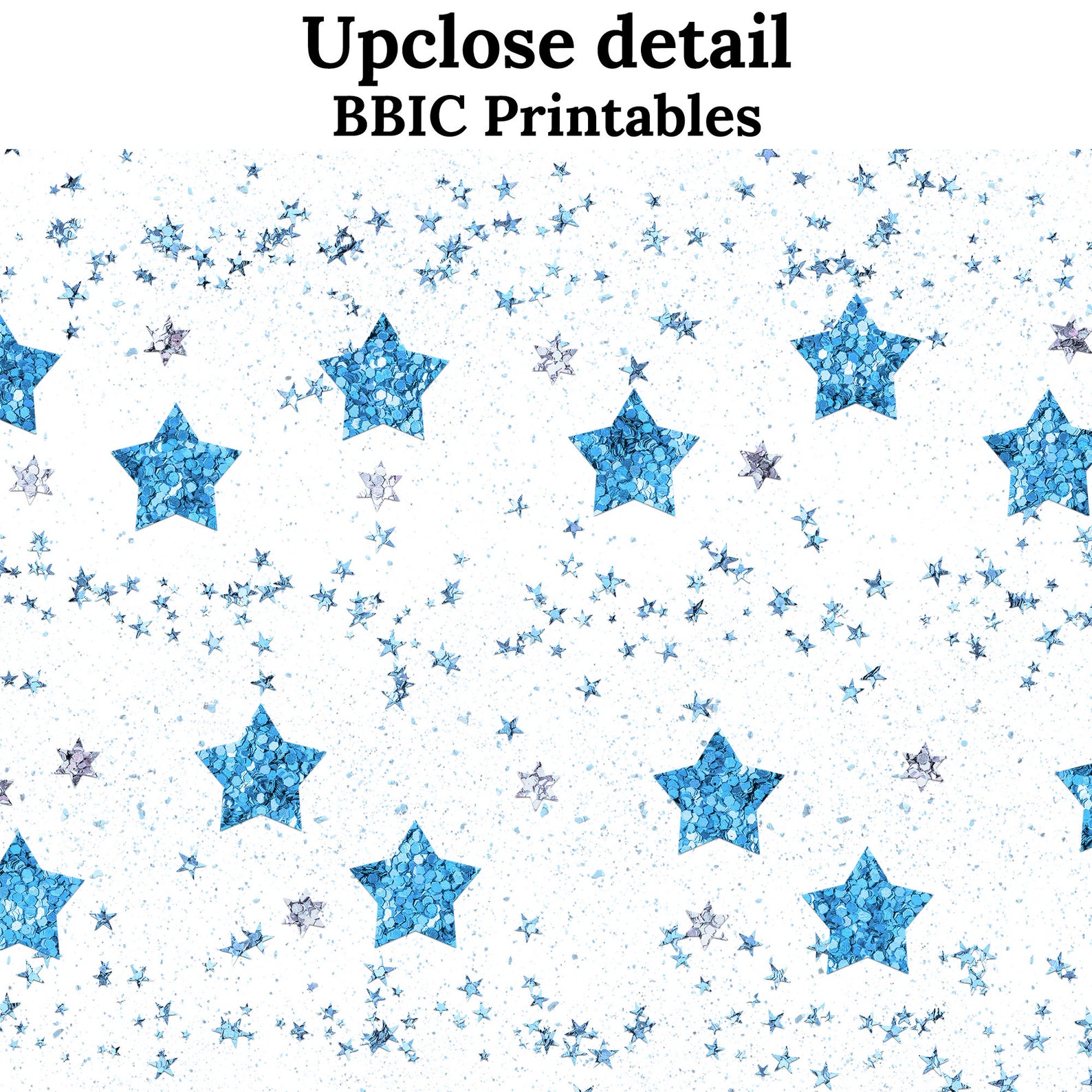 Sky Blue Digital Paper INSTANT DOWNLOAD, 12x12 Sky Blue Silver Color ...