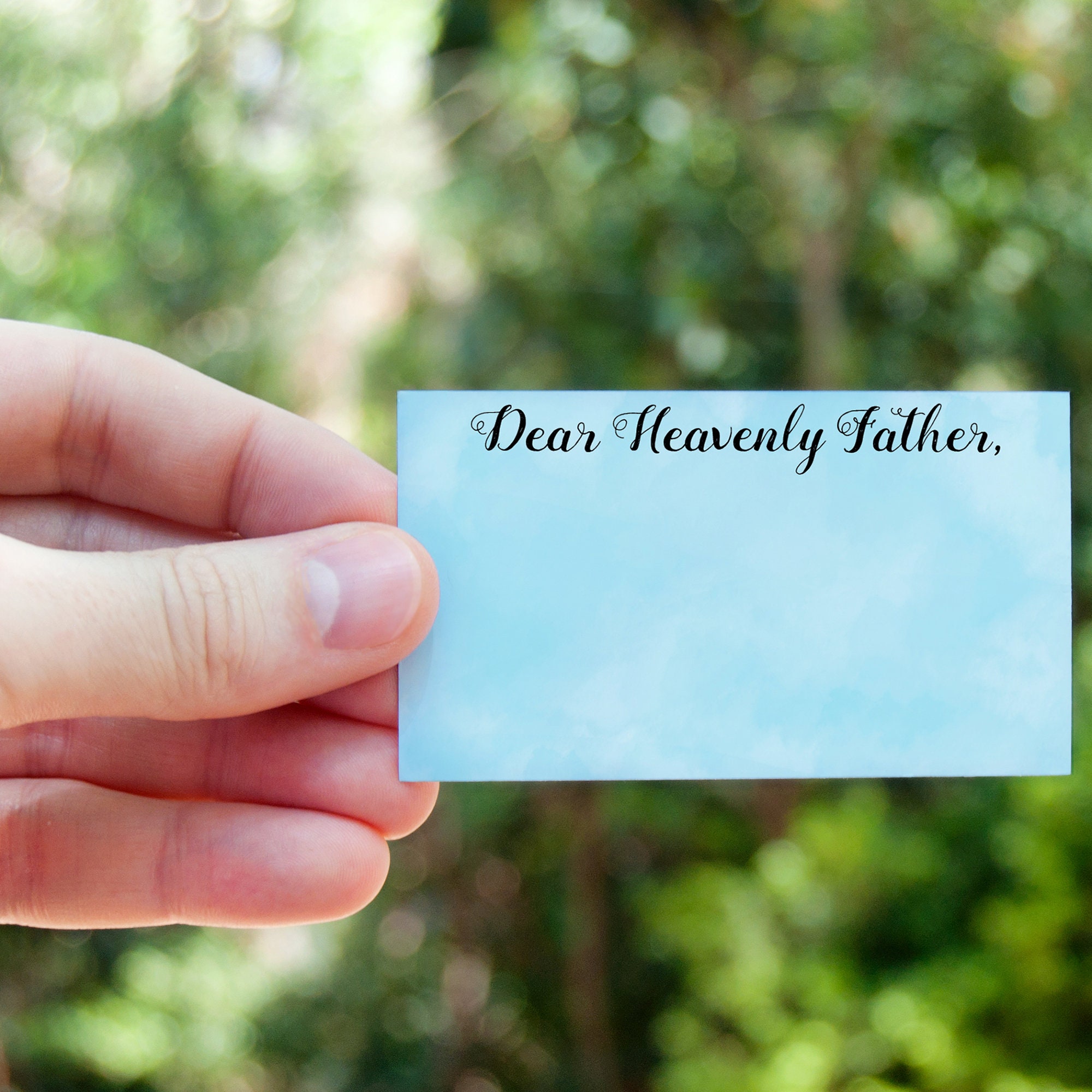 20 Watercolor Prayer Cards- DIGITAL DOWNLOAD, Blank Watercolor ...