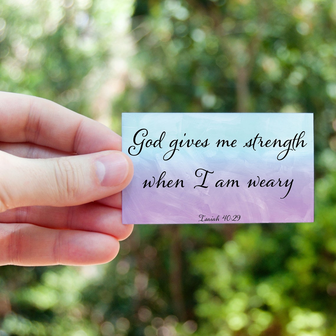 10 Promises of God Cards -C1- INSTANT DOWNLOAD, Watercolor Promises of ...