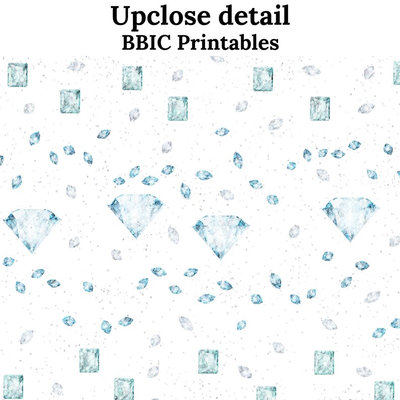 Winter Wonderland Digital Paper- INSTANT DOWNLOAD, 12x12 Light Blue ...