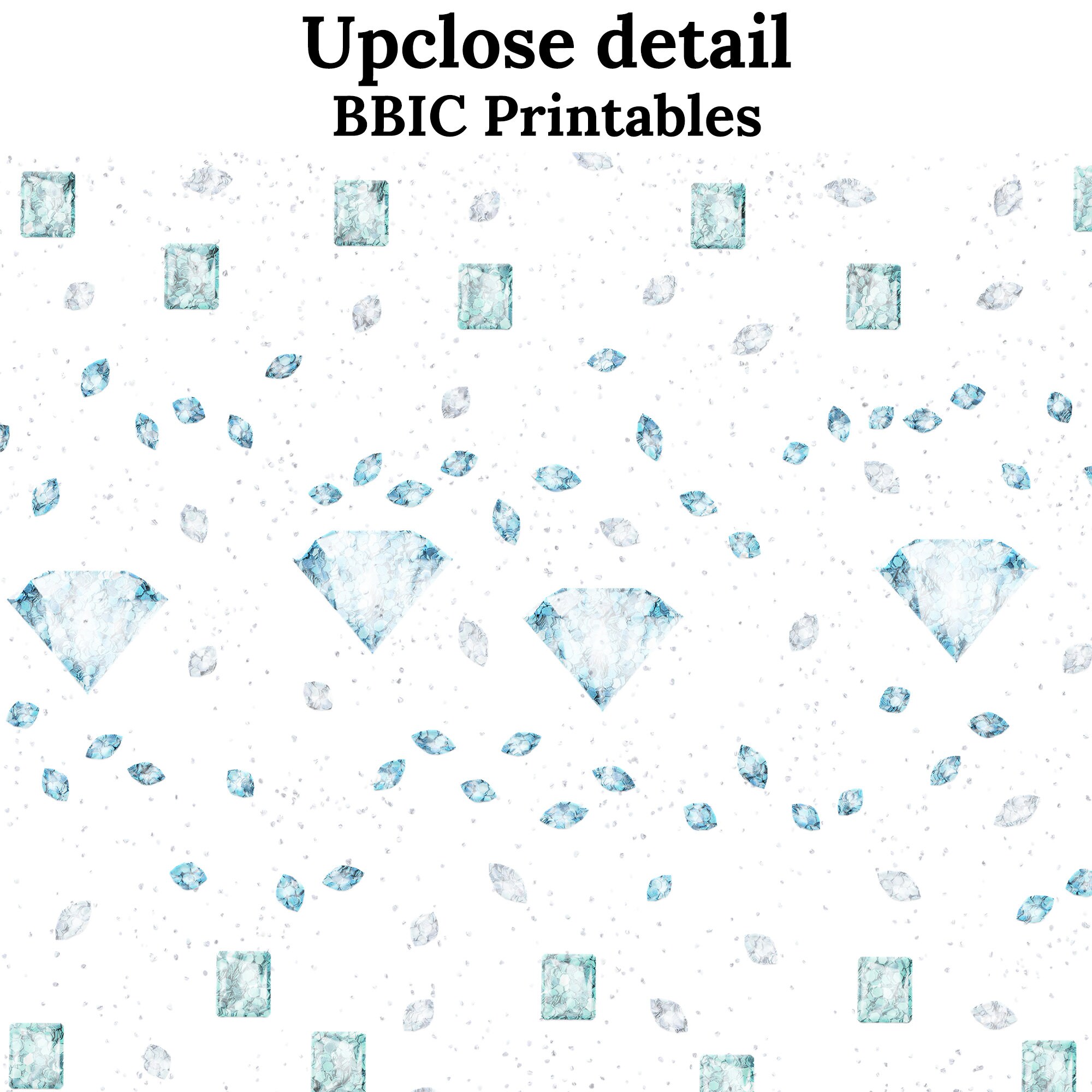 Winter Wonderland Digital Paper INSTANT DOWNLOAD 12x12 Light - Etsy