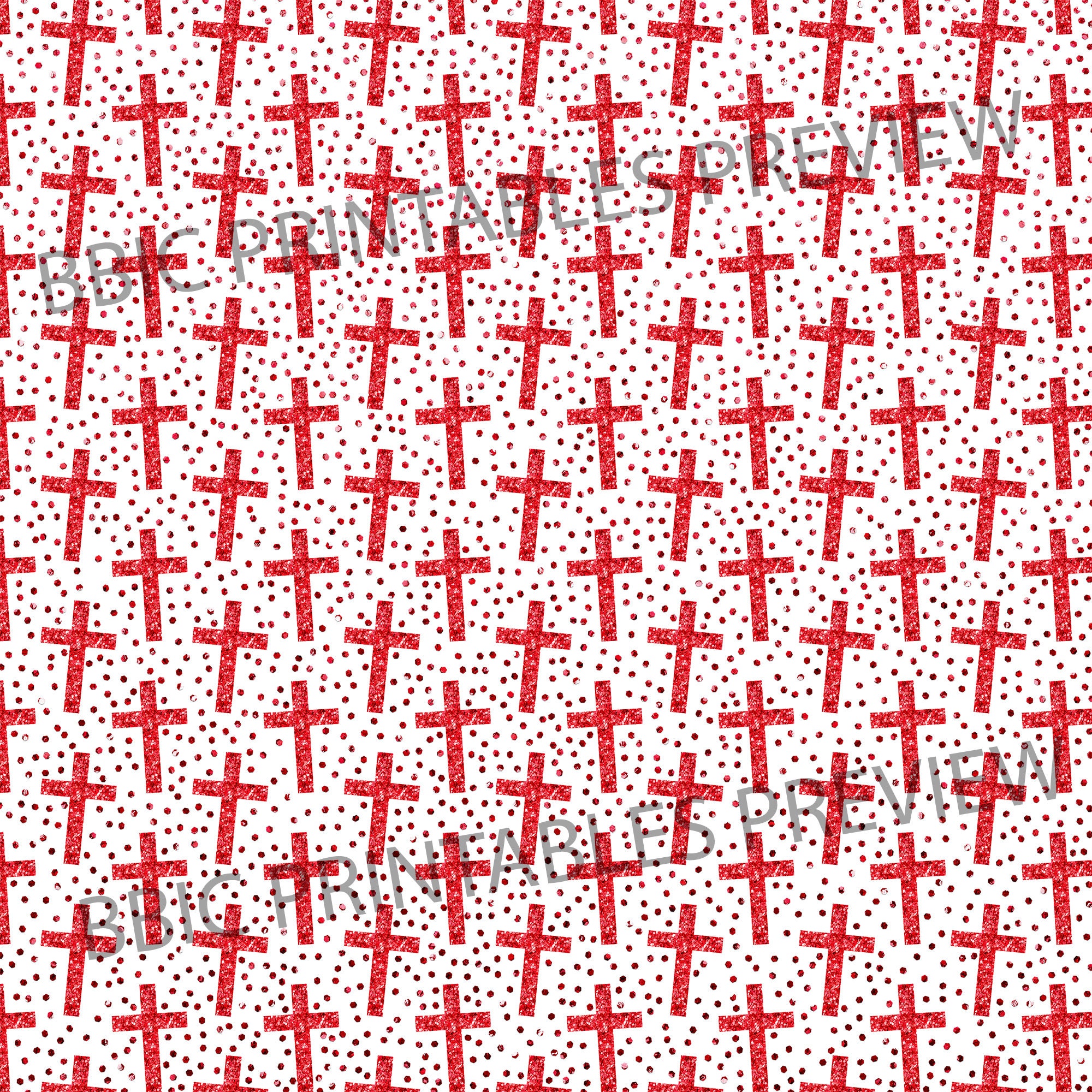 Glitter Cross Digital Paper INSTANT DOWNLOAD, Glittery Cross Christian ...