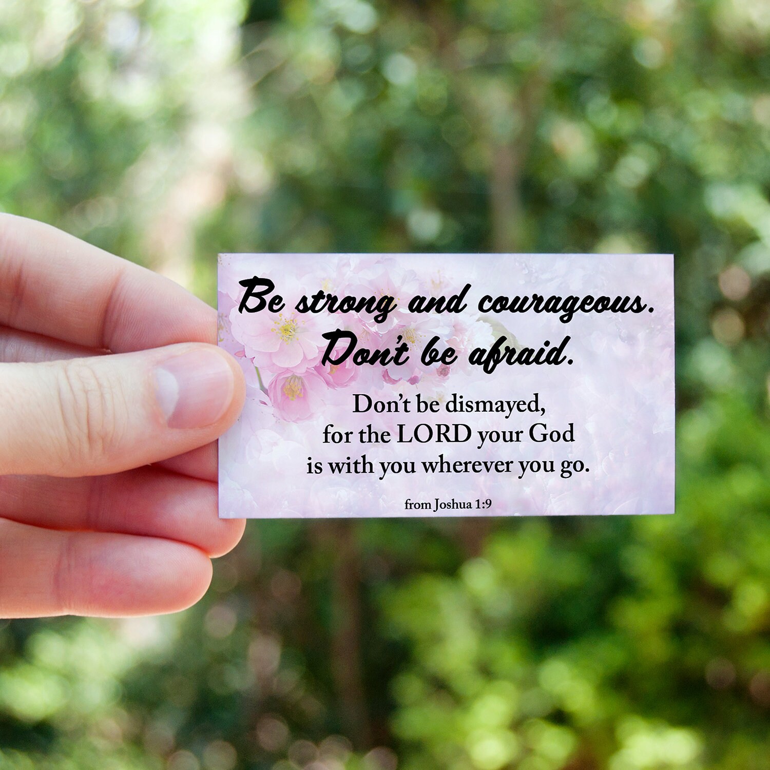 10 Fear Not Floral Printable Scripture Cards -do Not Fear FLORAL ...