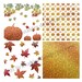 Autumn Fall Digital Paper- INSTANT DOWNLOAD, Autumn Fall Glitter ...