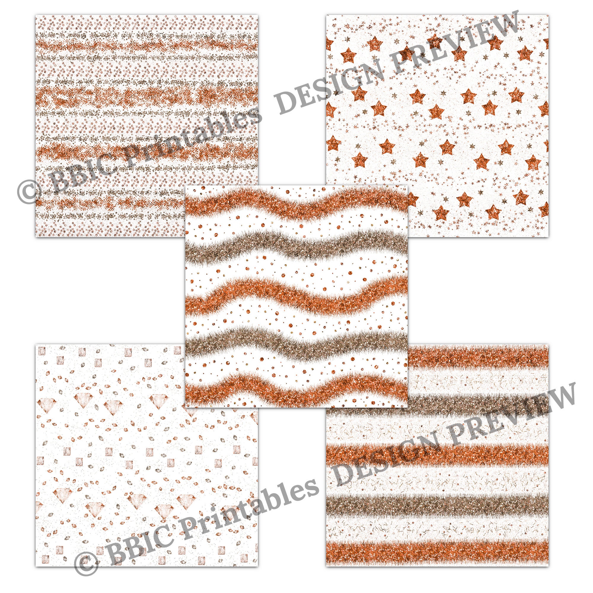 Pumpkin Spice Digital Paper INSTANT DOWNLOAD, 12x12 Fall Autumn Orange ...