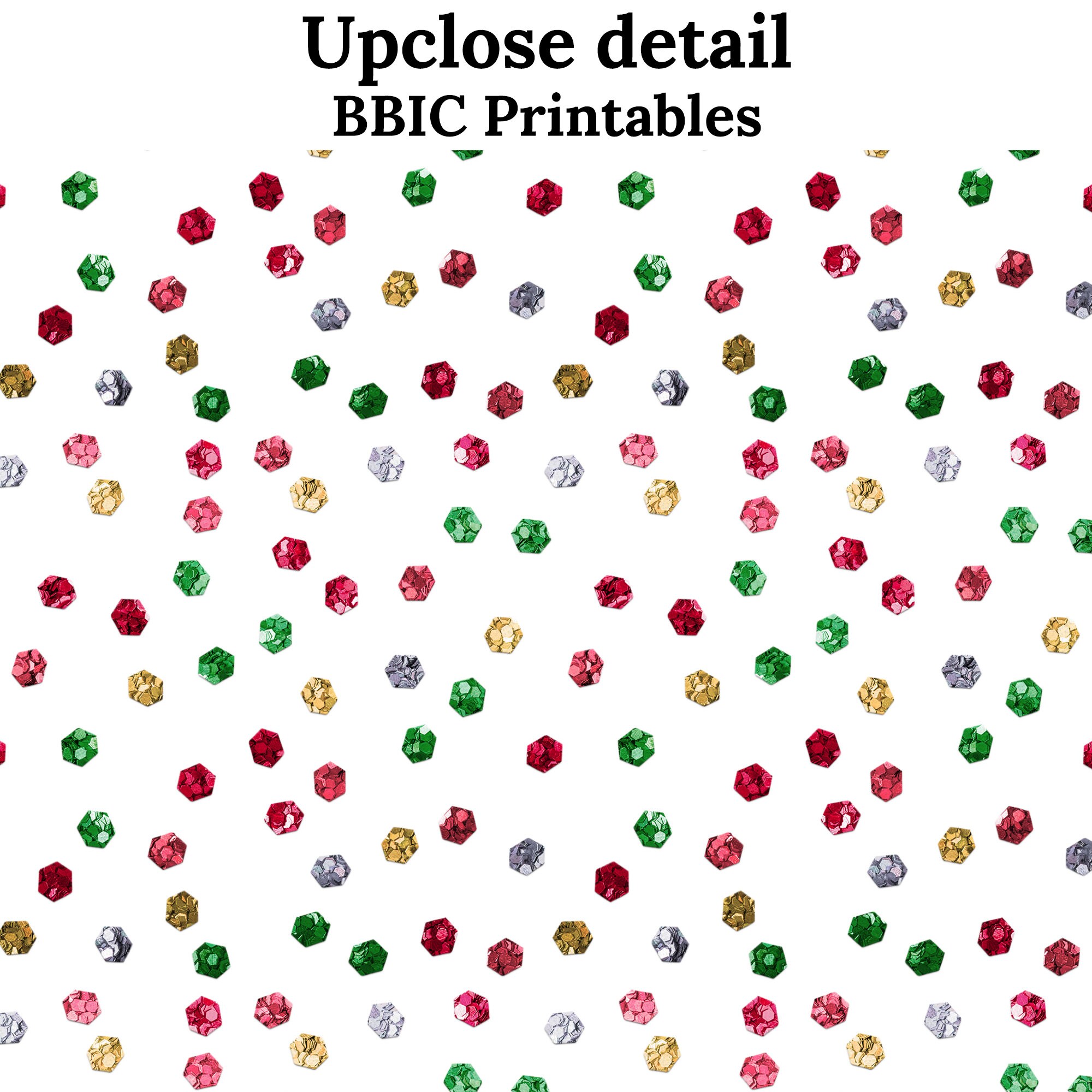 Christmas Confetti Digital Paper INSTANT DOWNLOAD, 12x12 Printable ...