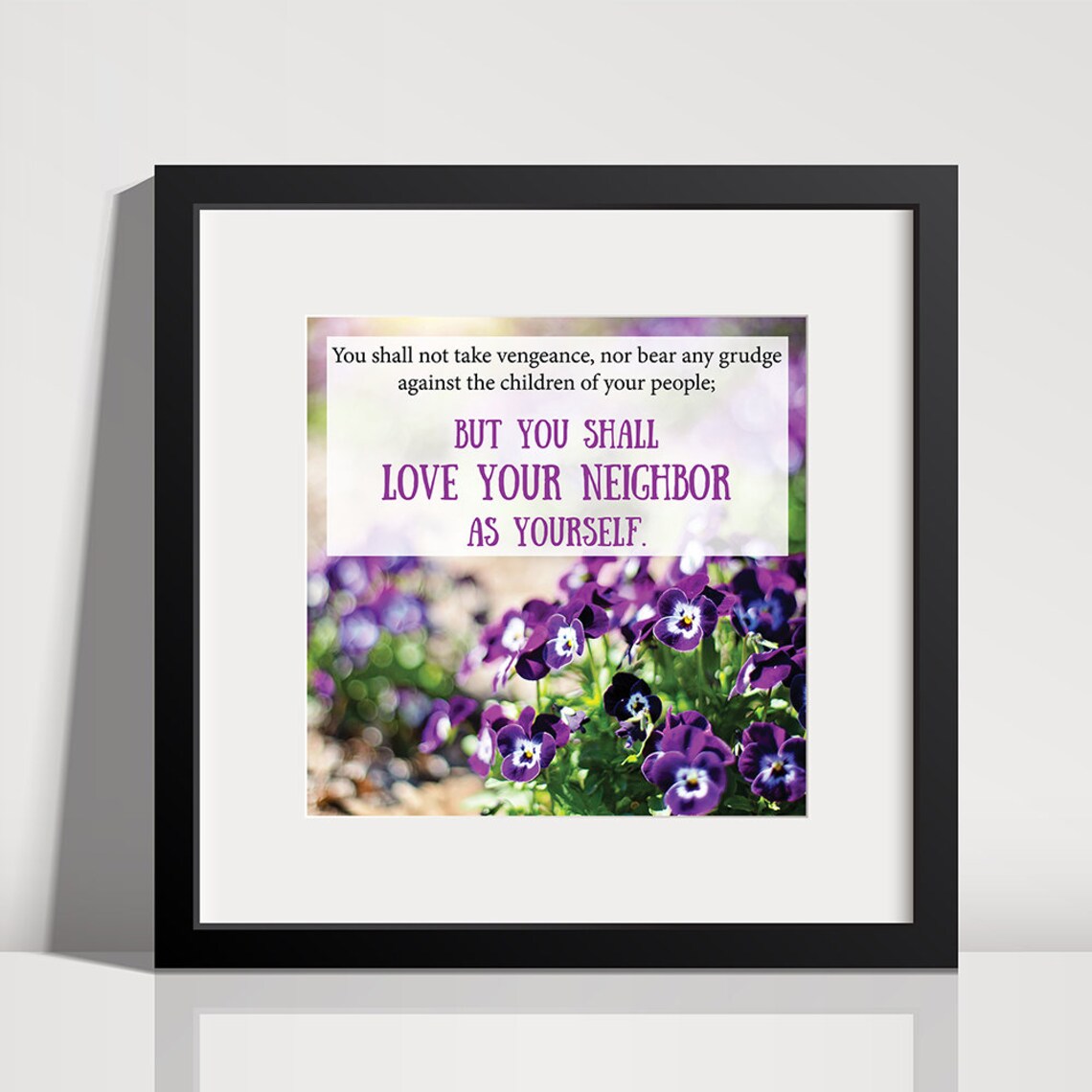 Love Your Neighbor Leviticus 19:18 INSTANT DOWNLOAD - Etsy UK