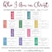 Who I Am in Christ Scripture Cards -C1- INSTANT DOWNLOAD, Child of God ...