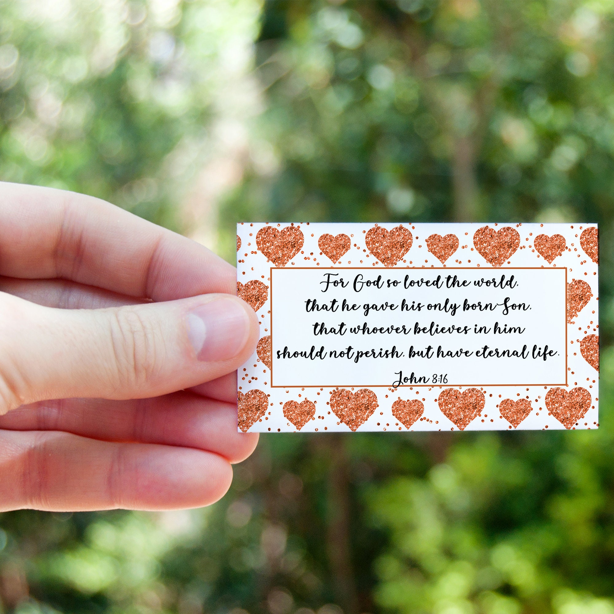 Love Scripture Cards C1 INSTANT DOWNLOAD, 2x3.5 Love Heart Scripture ...