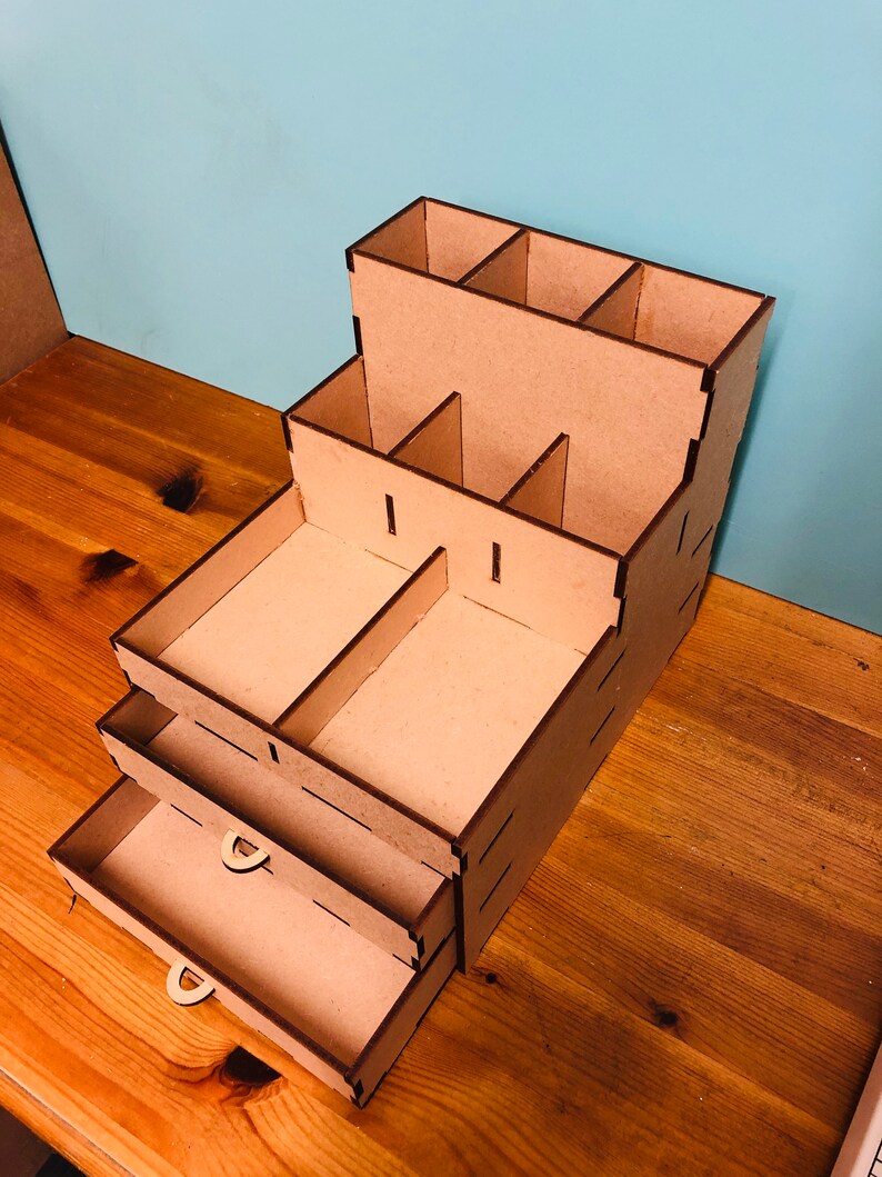 Desk Tidy Pen Storage Laser Cut Desk Organiser Stationery - Etsy UK