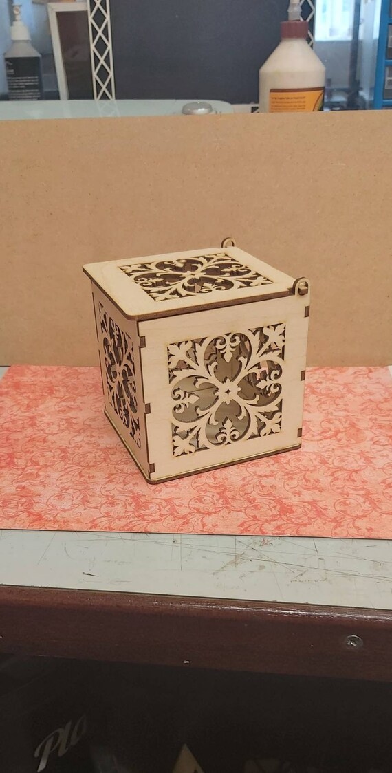 Laser Cut Box Decorative Storage Box Trinket Box Unique - Etsy