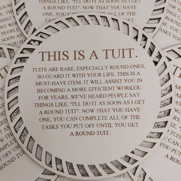 Round Tuit - Etsy Australia