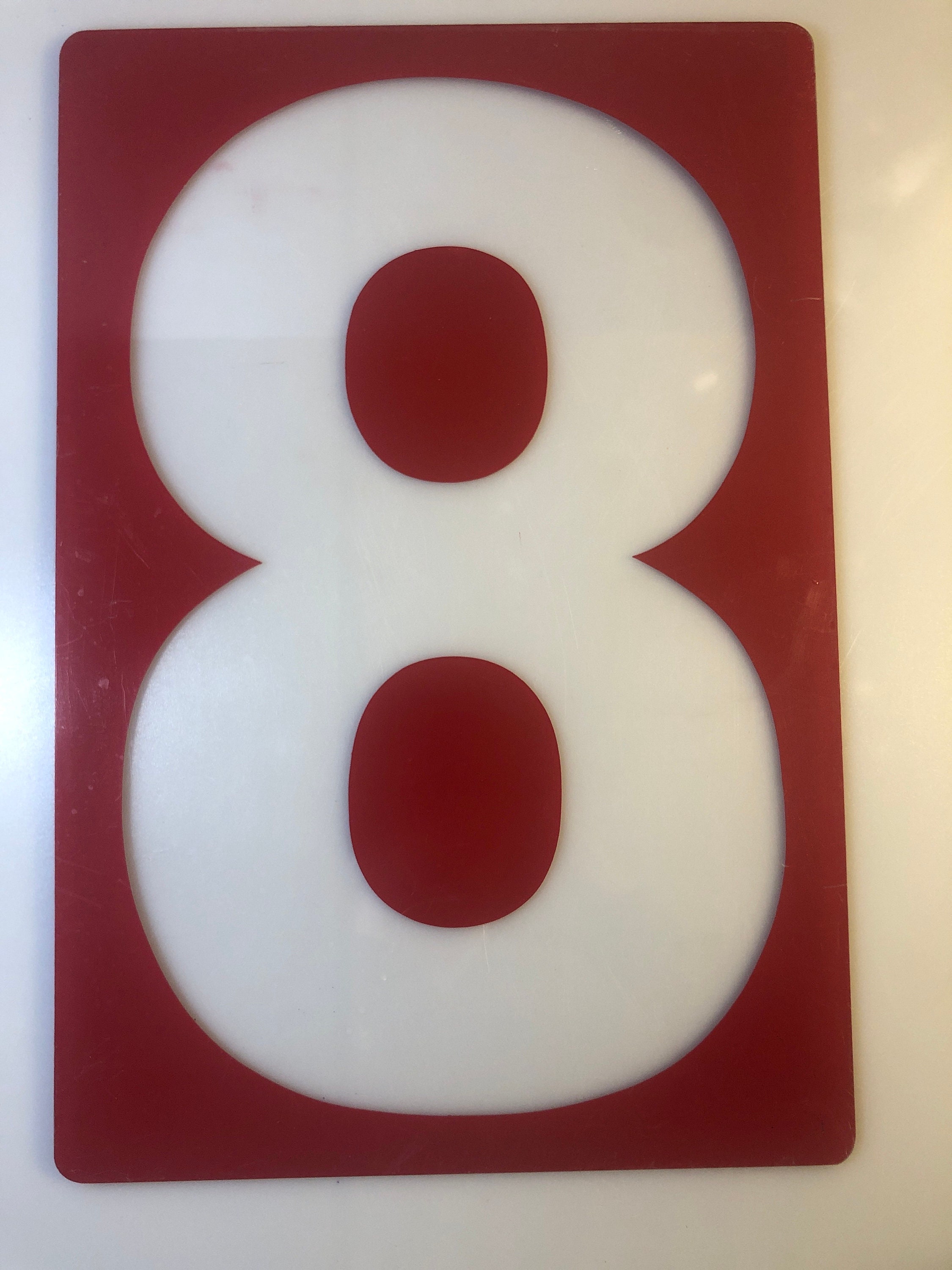 Vintage 17x11.5 Inch Analog Hand Operated GAS Station Numbers - Etsy