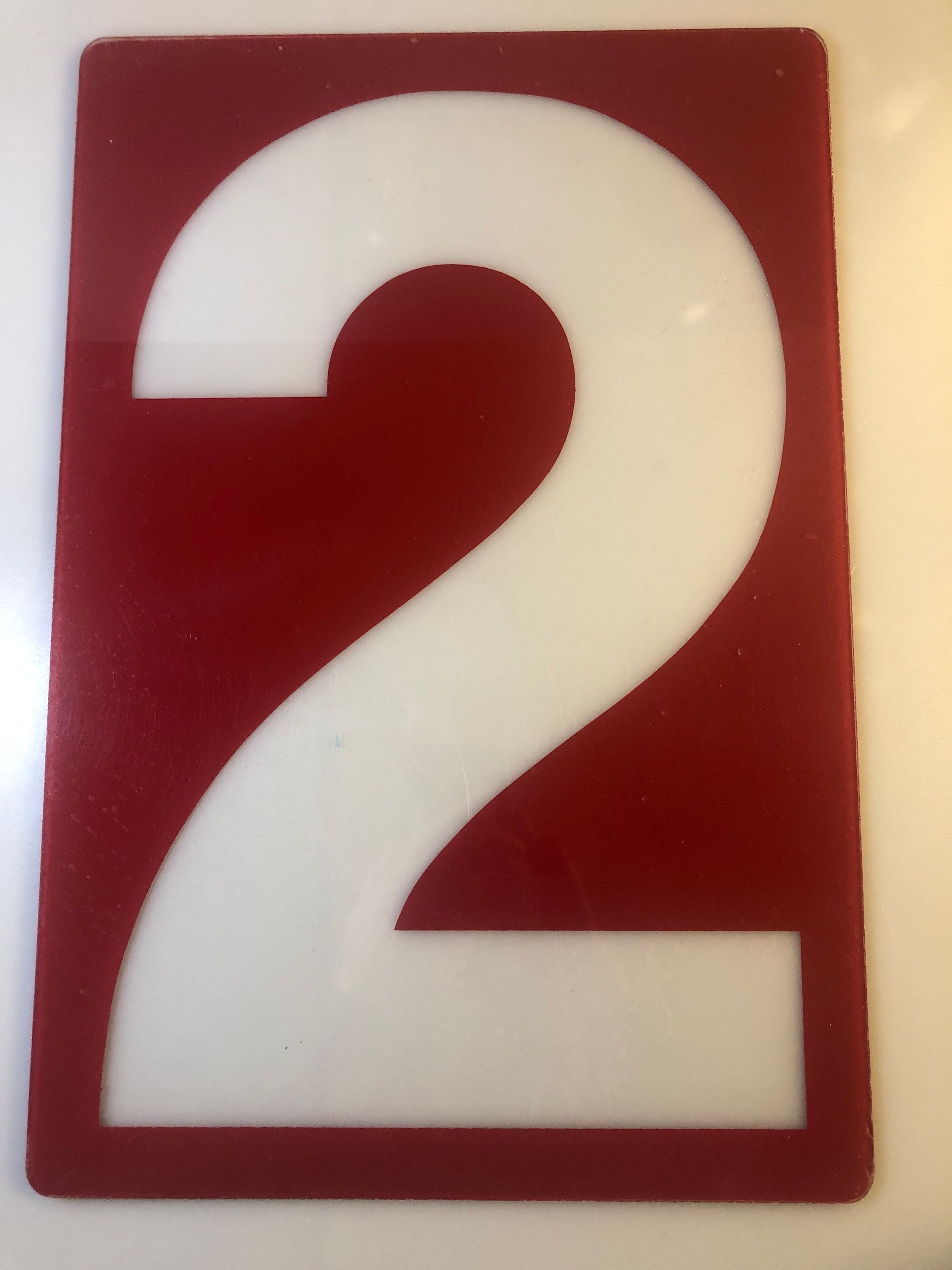 Vintage 17x11.5 Inch Analog Hand Operated GAS Station Numbers - Etsy