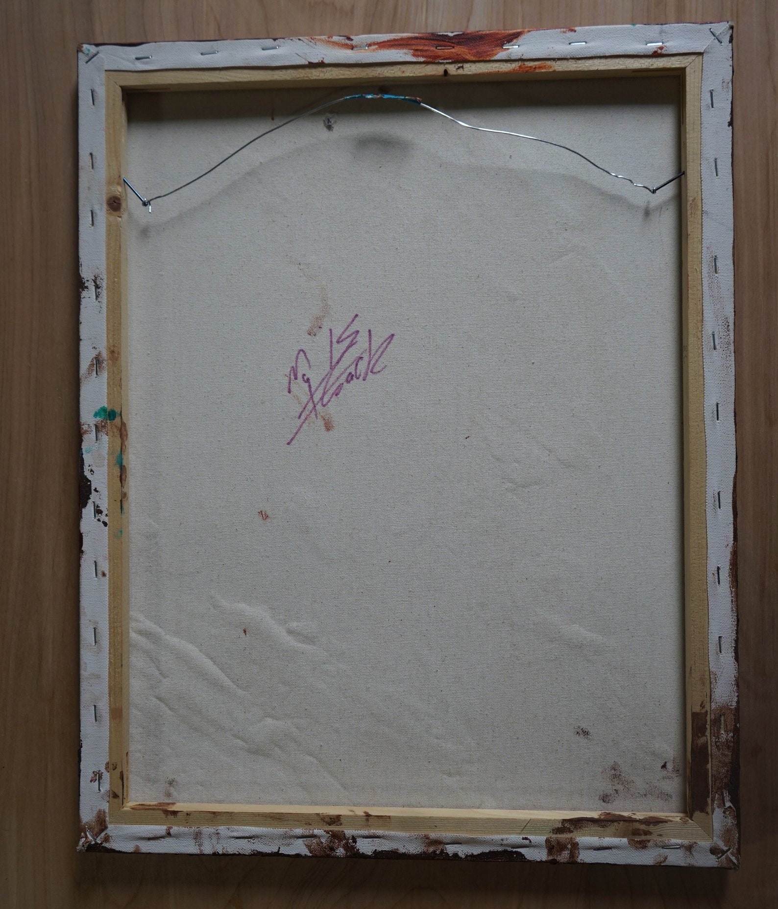 Abstract Painting With Real 3d Accents on Canvas - Etsy