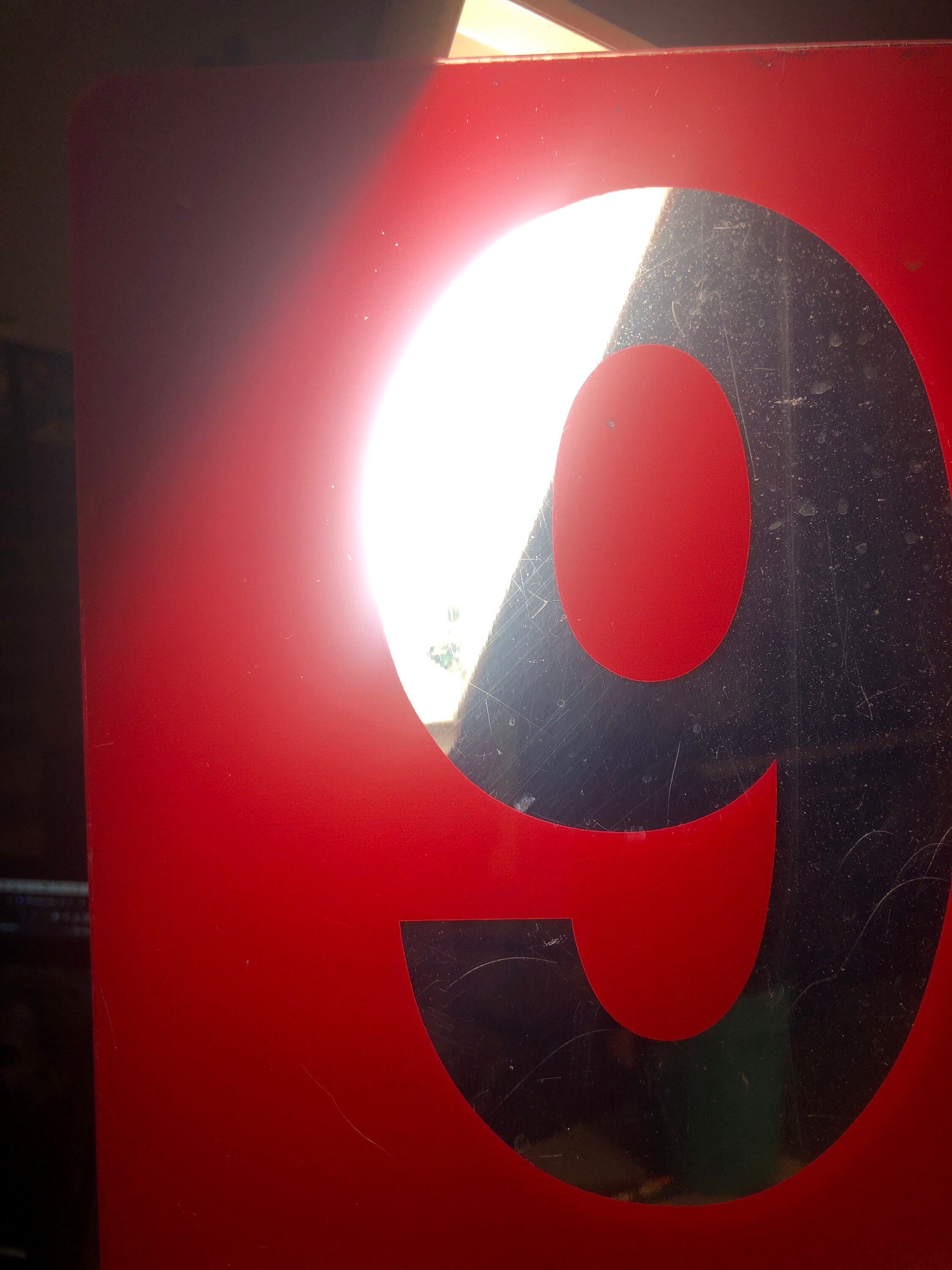 Vintage 17x8 Inch 9/10 of a Penny Analog Hand Operated GAS Station ...