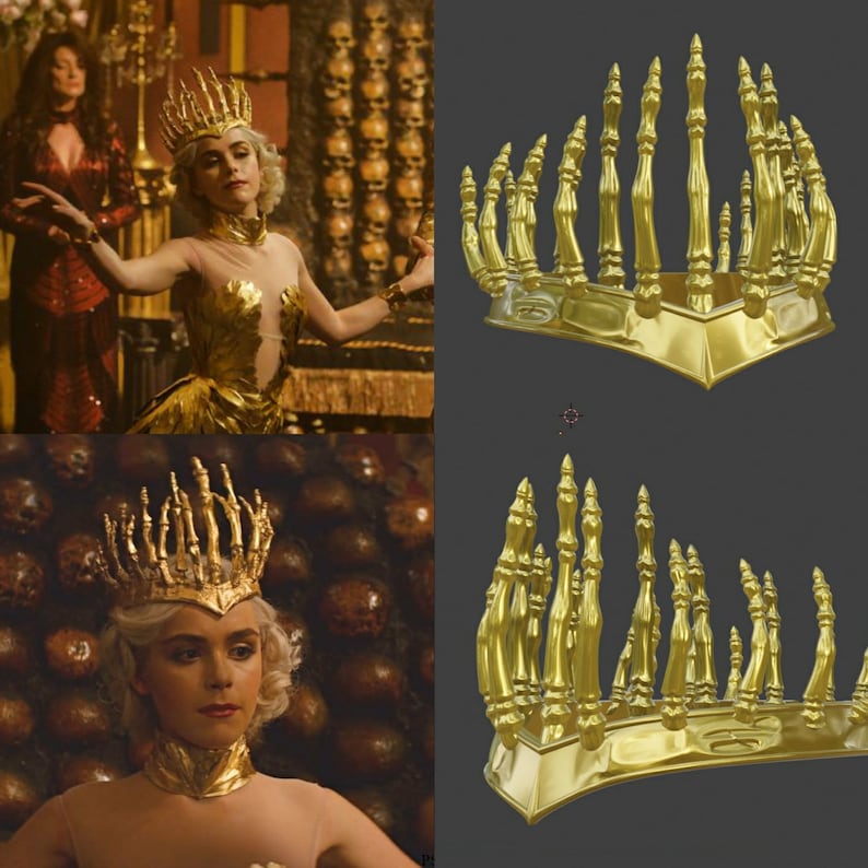 Sabrina Queen of Hell Crown | Etsy