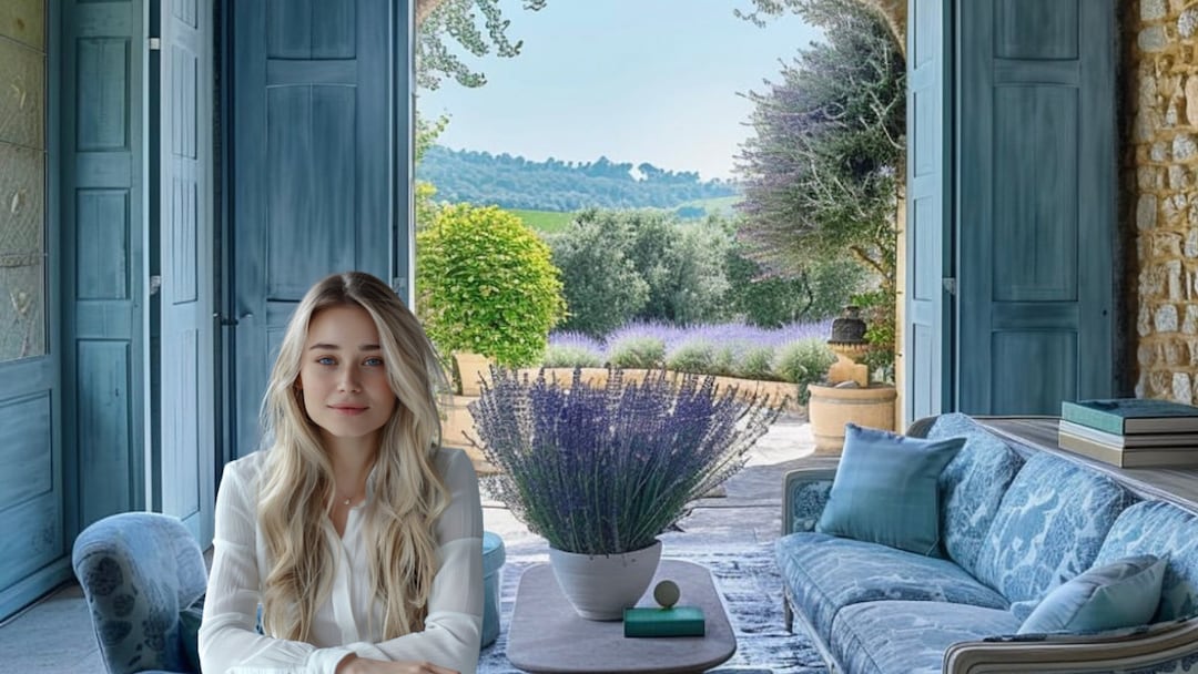 Spring Summer Virtual Backgrounds Lavender Nature Minimalist Meeting ...