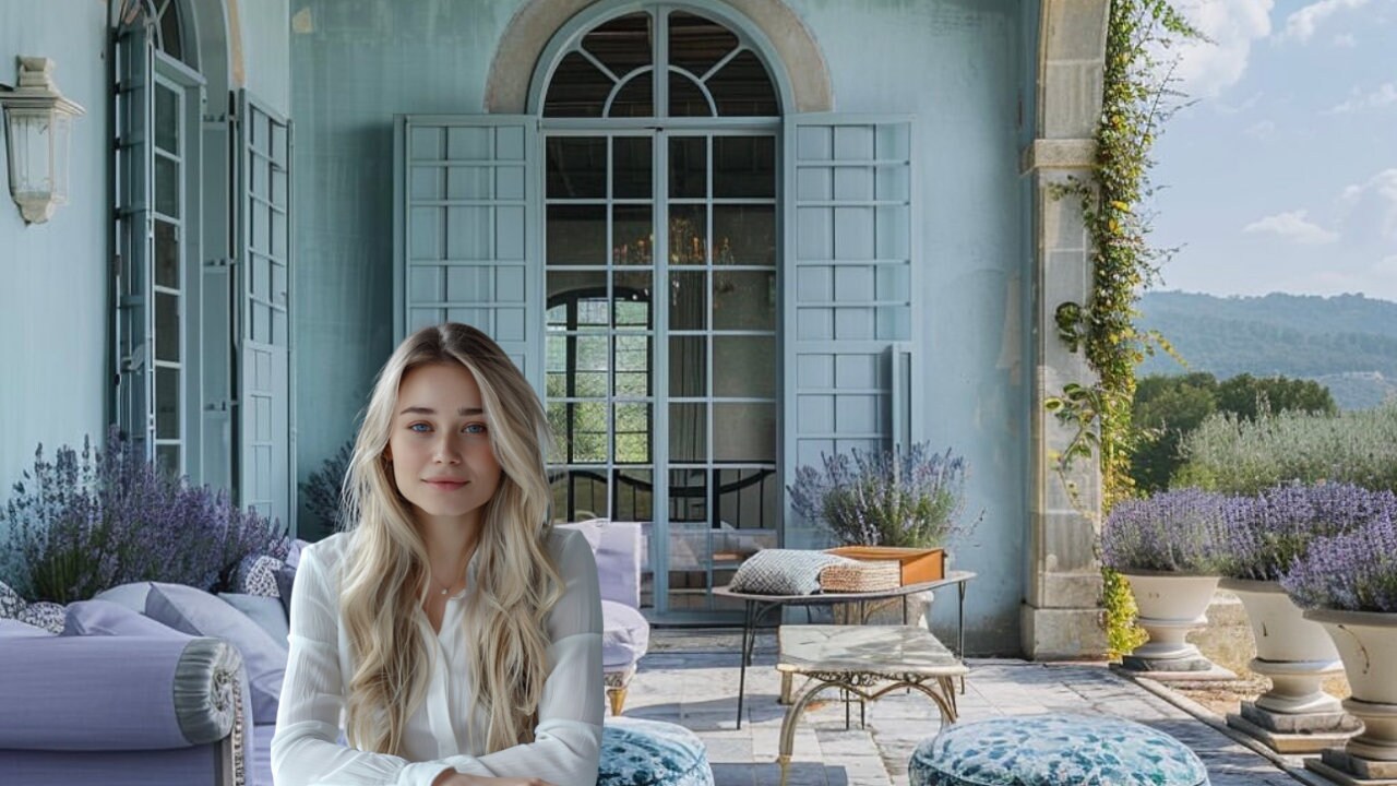 Spring Summer Virtual Backgrounds / Lavender Nature Office Meeting ...