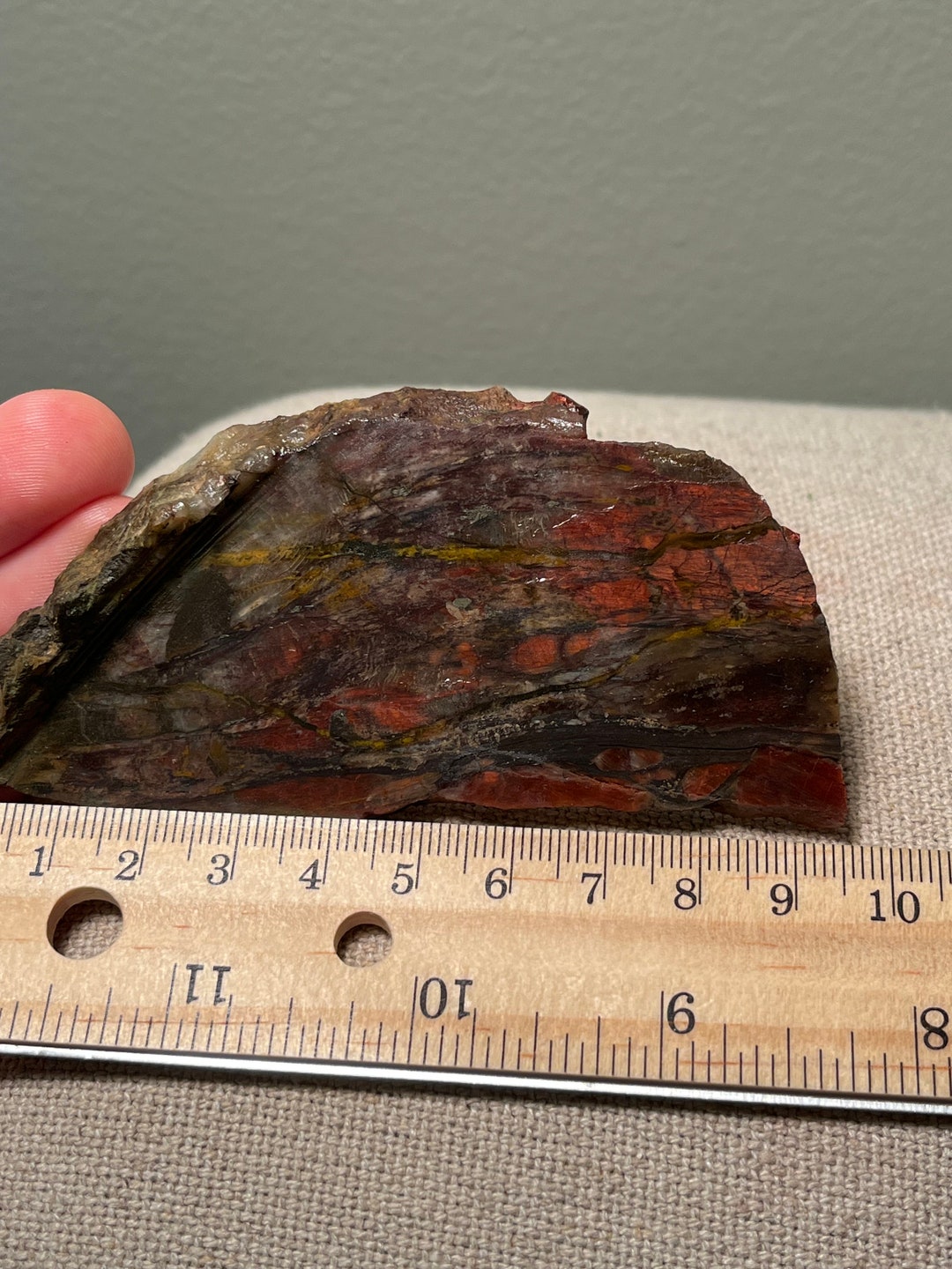 Aesthetic Slice of binghamite From the Cuyuna Range in Minnesota - Etsy