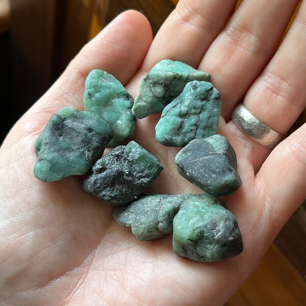 Tumbled Emerald - Etsy