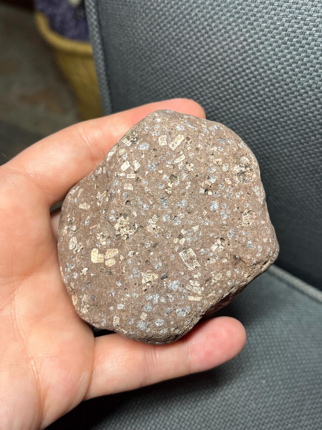 Nicely Smoothed Rhyolite Porphyry Sample From Minnesota. Textbook ...