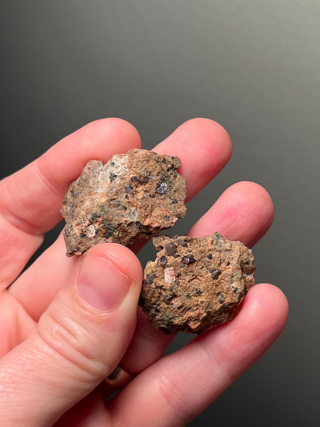 Llanite 2-pack (porphyritic Rhyolite With Blue Quartz) From Llano ...