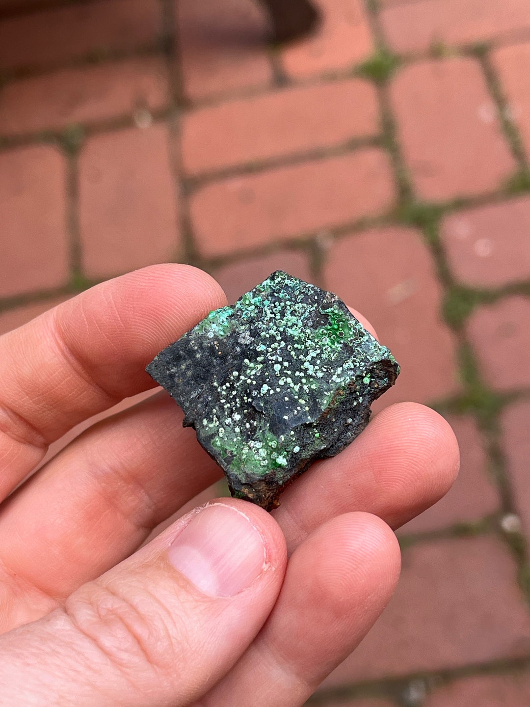 Deep Green, Botryoidal Conichalcite From Finana Mine, Almeria, Spain ...