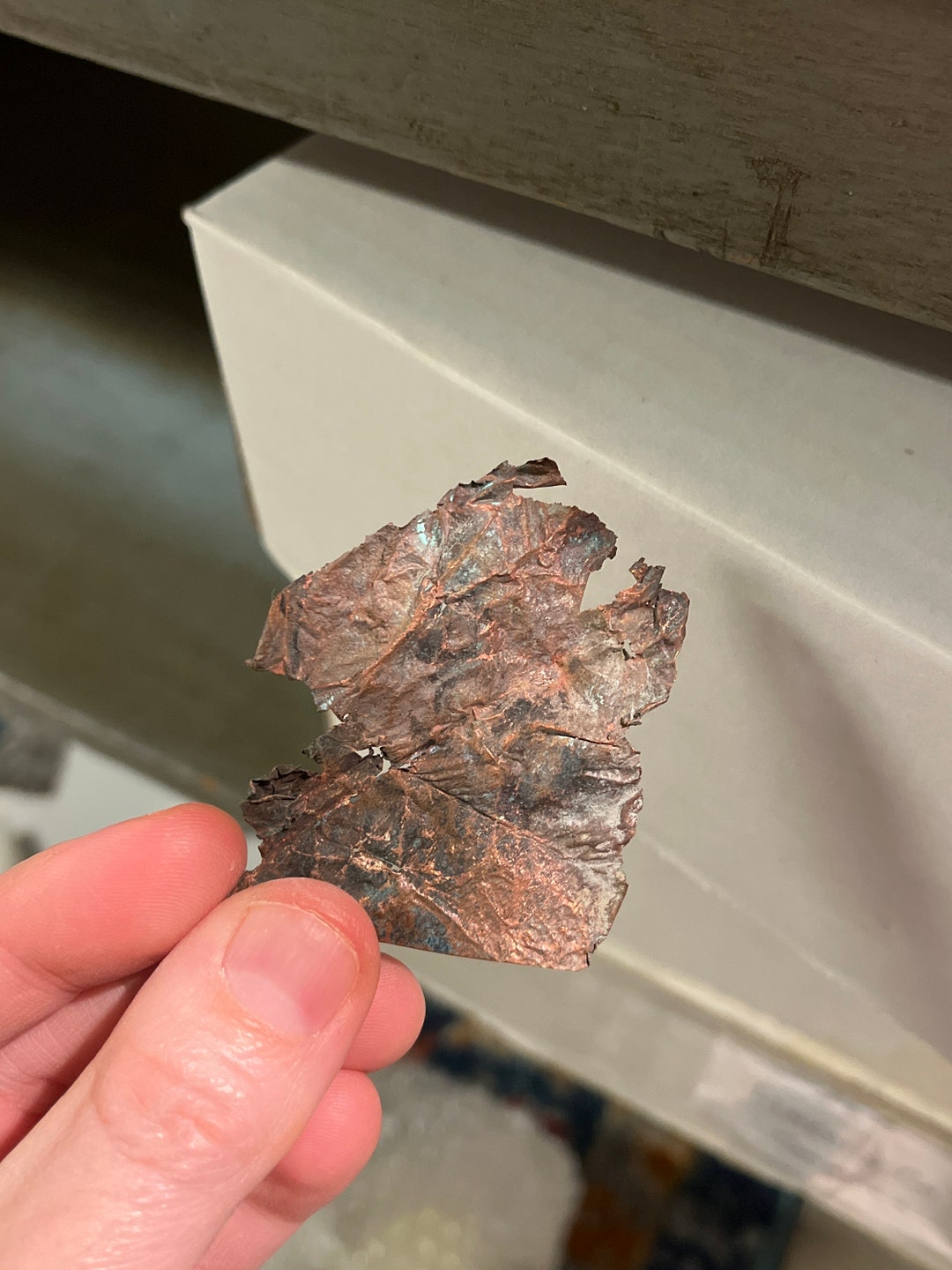 Classic Sheet Copper Specimen From the White Pine Mine in Michigan! - Etsy
