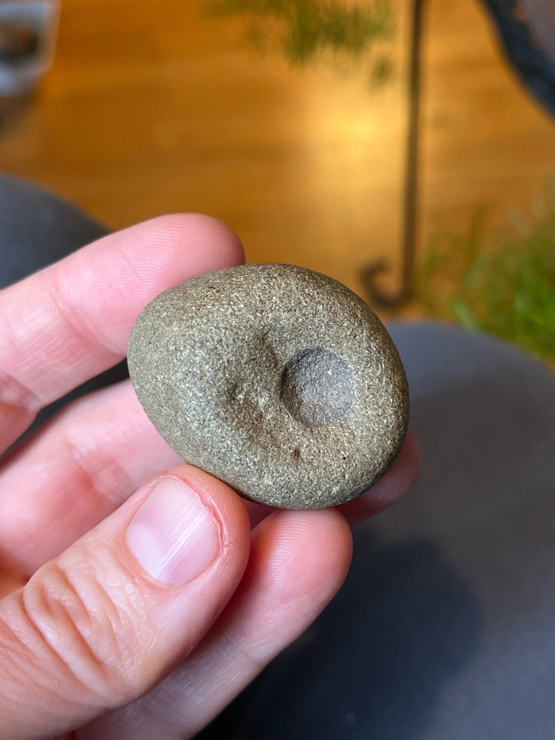 Charming "omar" Stone - Greywacke With Pits. Lake Superior Omarolluk - Etsy