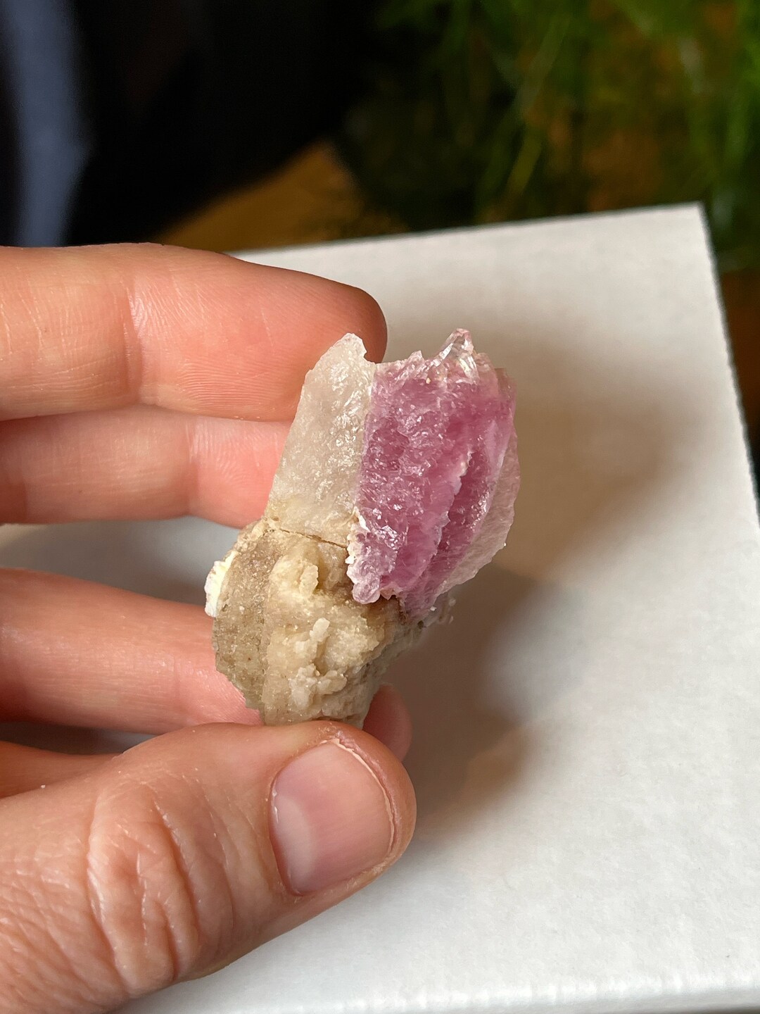 Crystalline Rose Quartz With Deep Pink Color From Pitorra, Minas Gerais ...