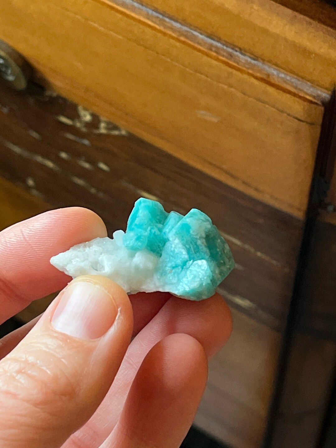 Beautiful Sample of Microcline Var. Amazonite With Albite From Santa ...