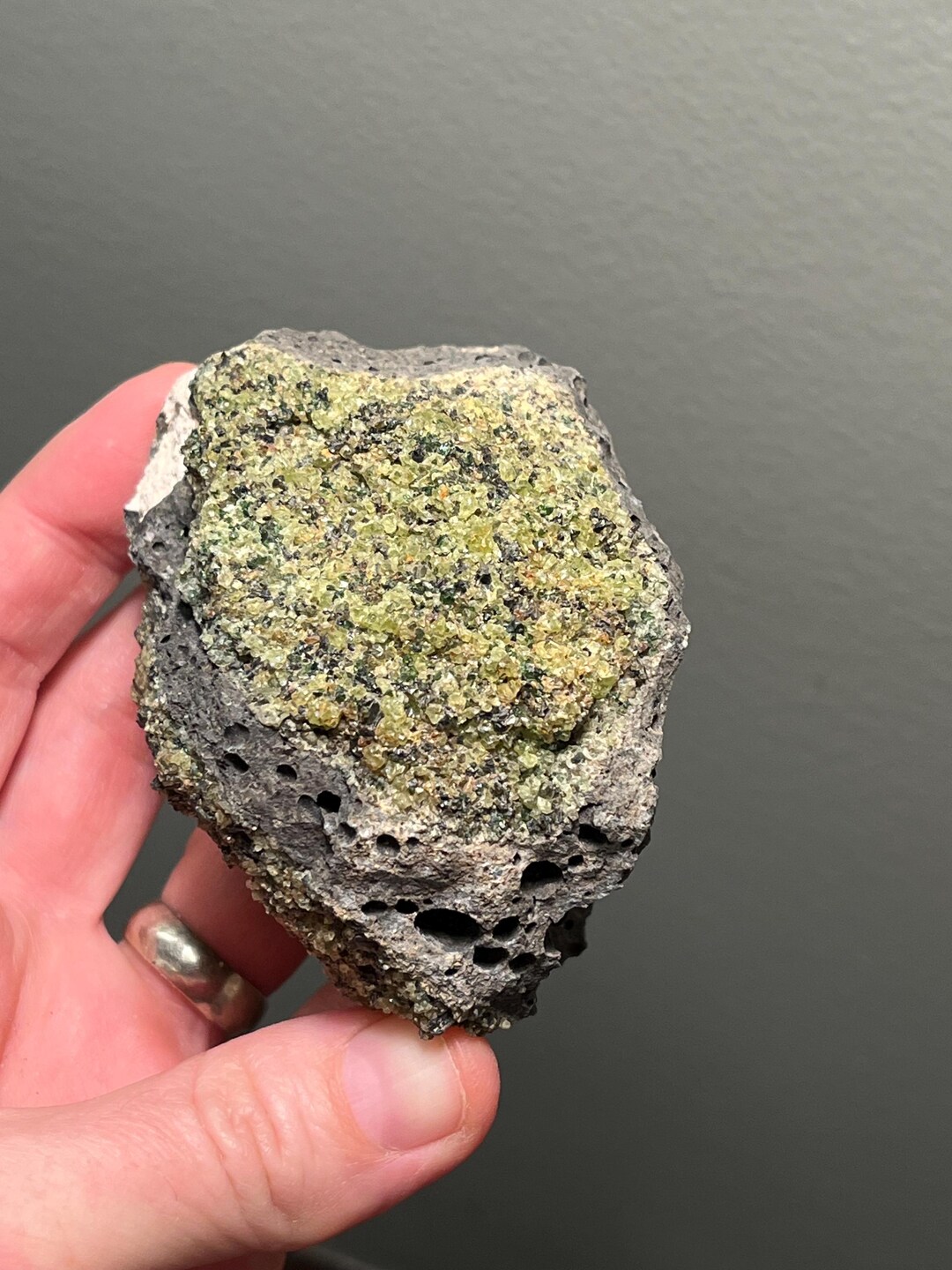 Nice Sample of Alkali Basalt With Mantle Peridotite Xenoliths From ...
