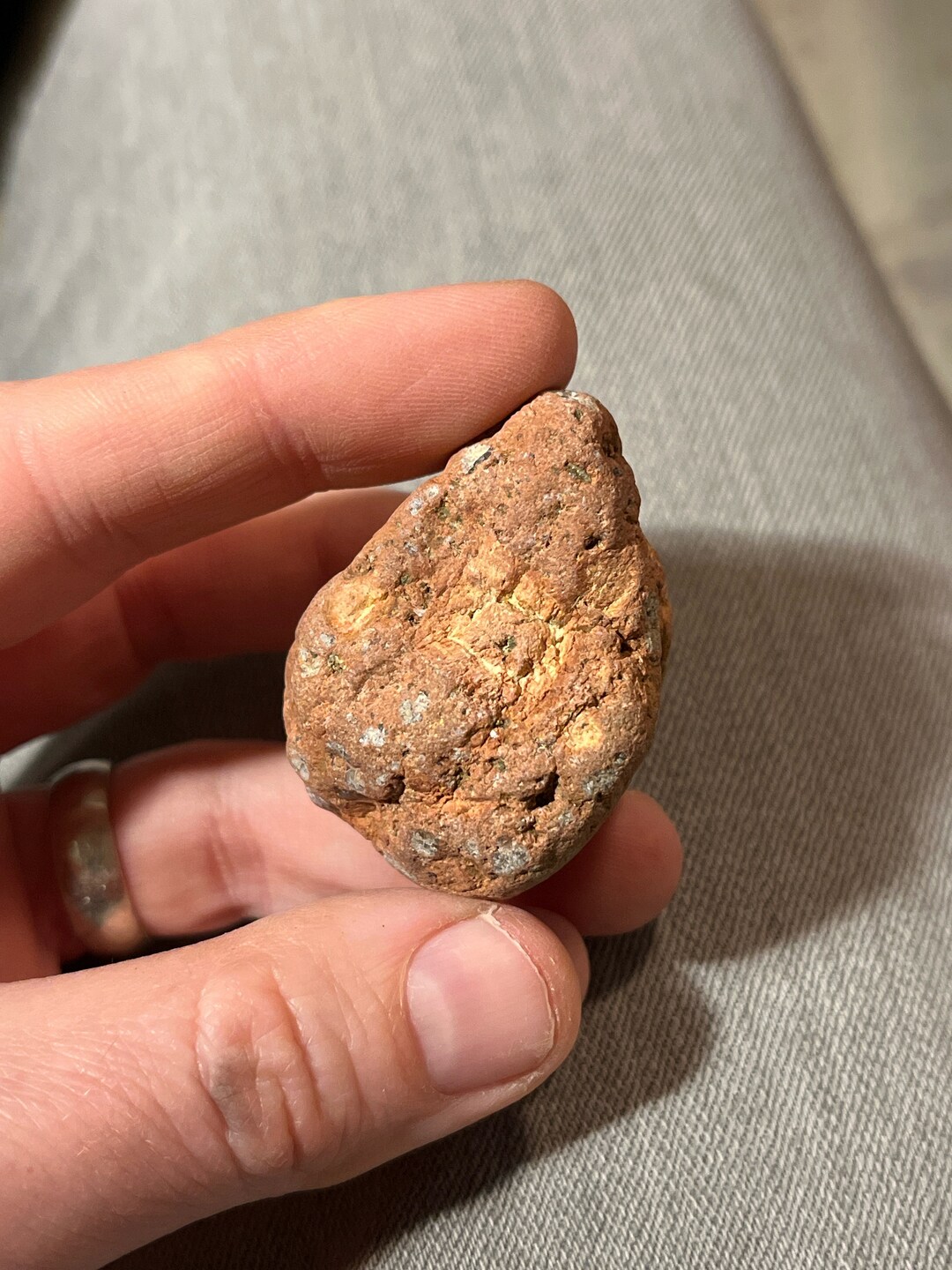 Nicely Smoothed Rhyolite Porphyry Sample From Minnesota. Textbook ...