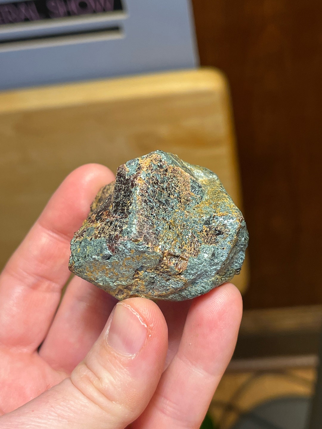 Large Almandine Garnet Crystal in Chlorite Schist From Sedalia Copper ...