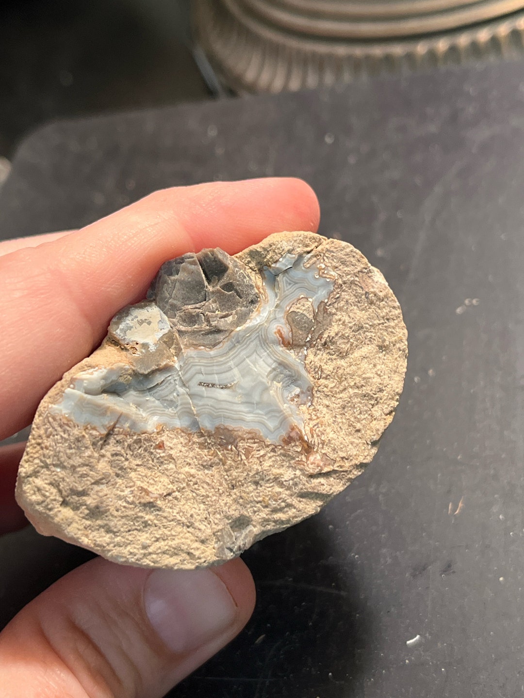 Hills Fairburn Agate in Limestone Matrix With Two Bonus Pieces - Etsy