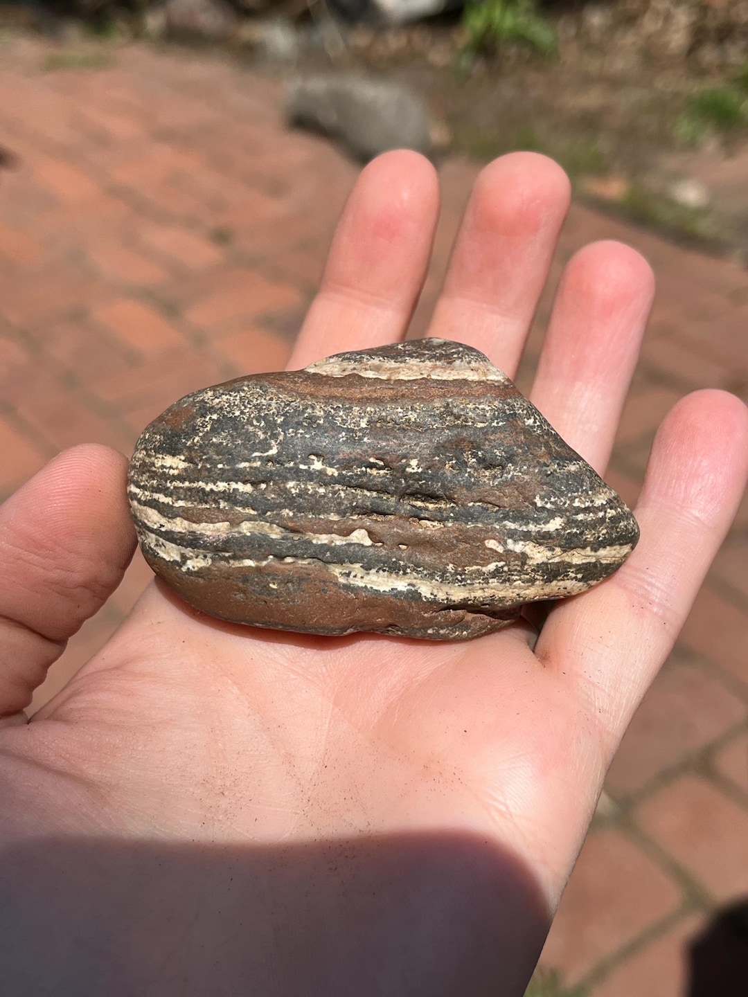 Banded Iron Formation (BIF) From Minnesota. Interesting, Grainy Texture ...