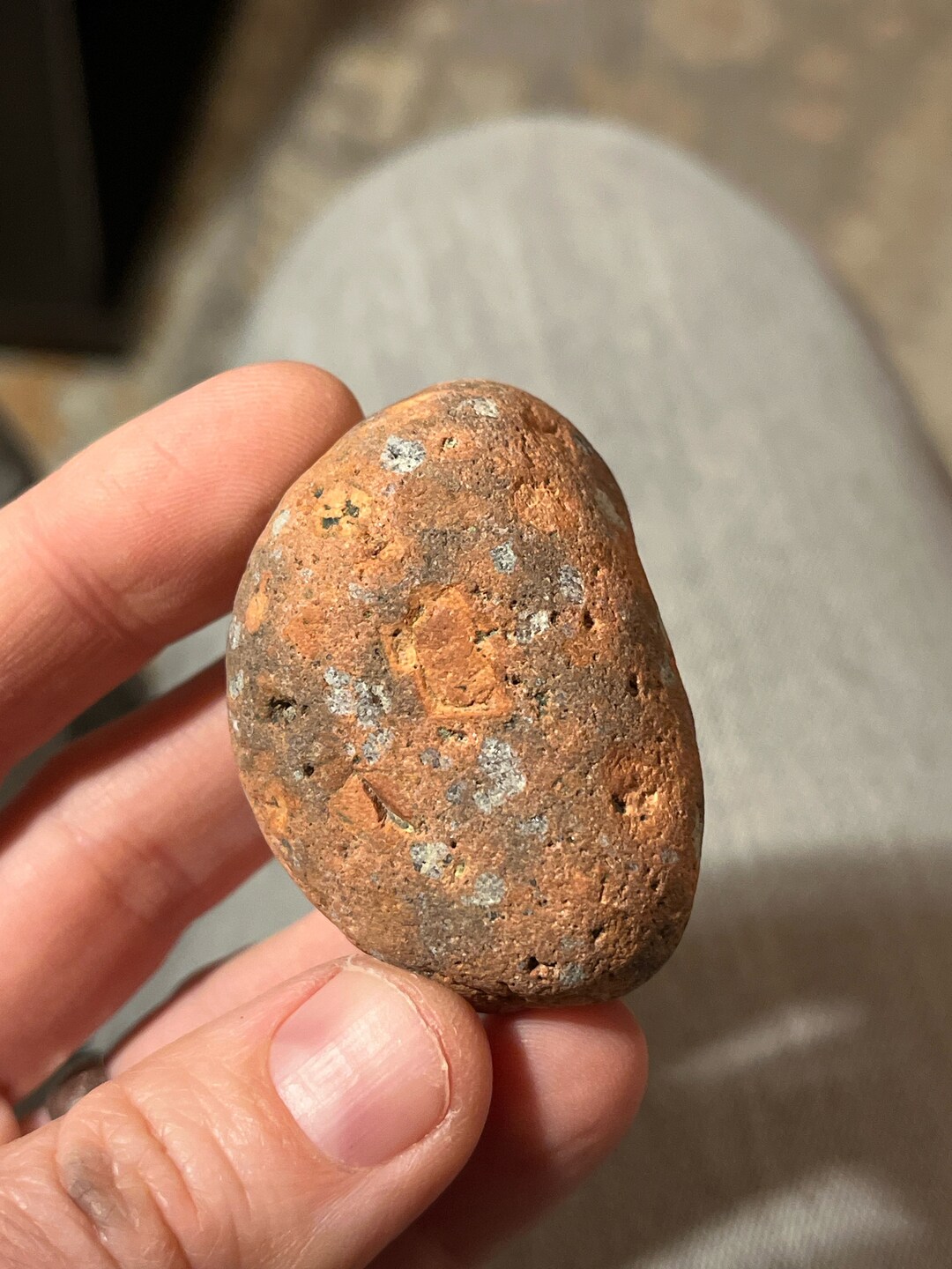 Nicely Smoothed Rhyolite Porphyry Sample From Minnesota. Textbook ...