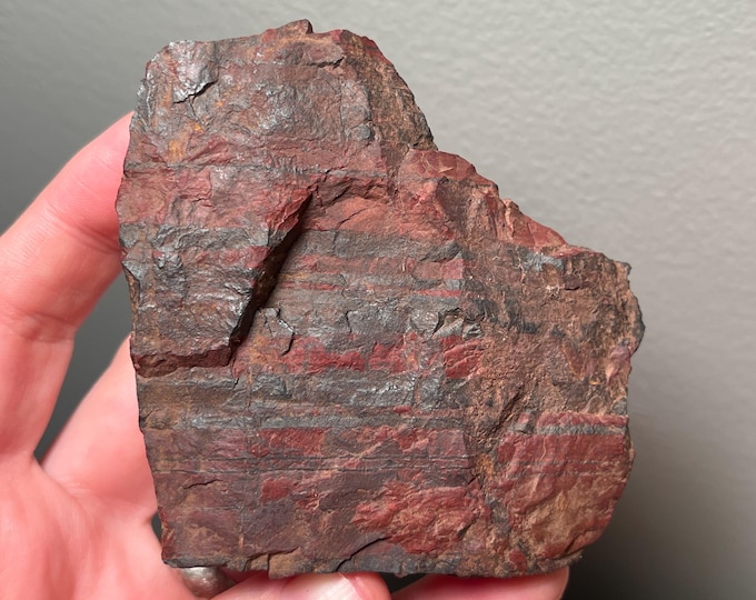 Classic Banded Iron Formation BIF From the Vermilion Iron Range in Ely ...