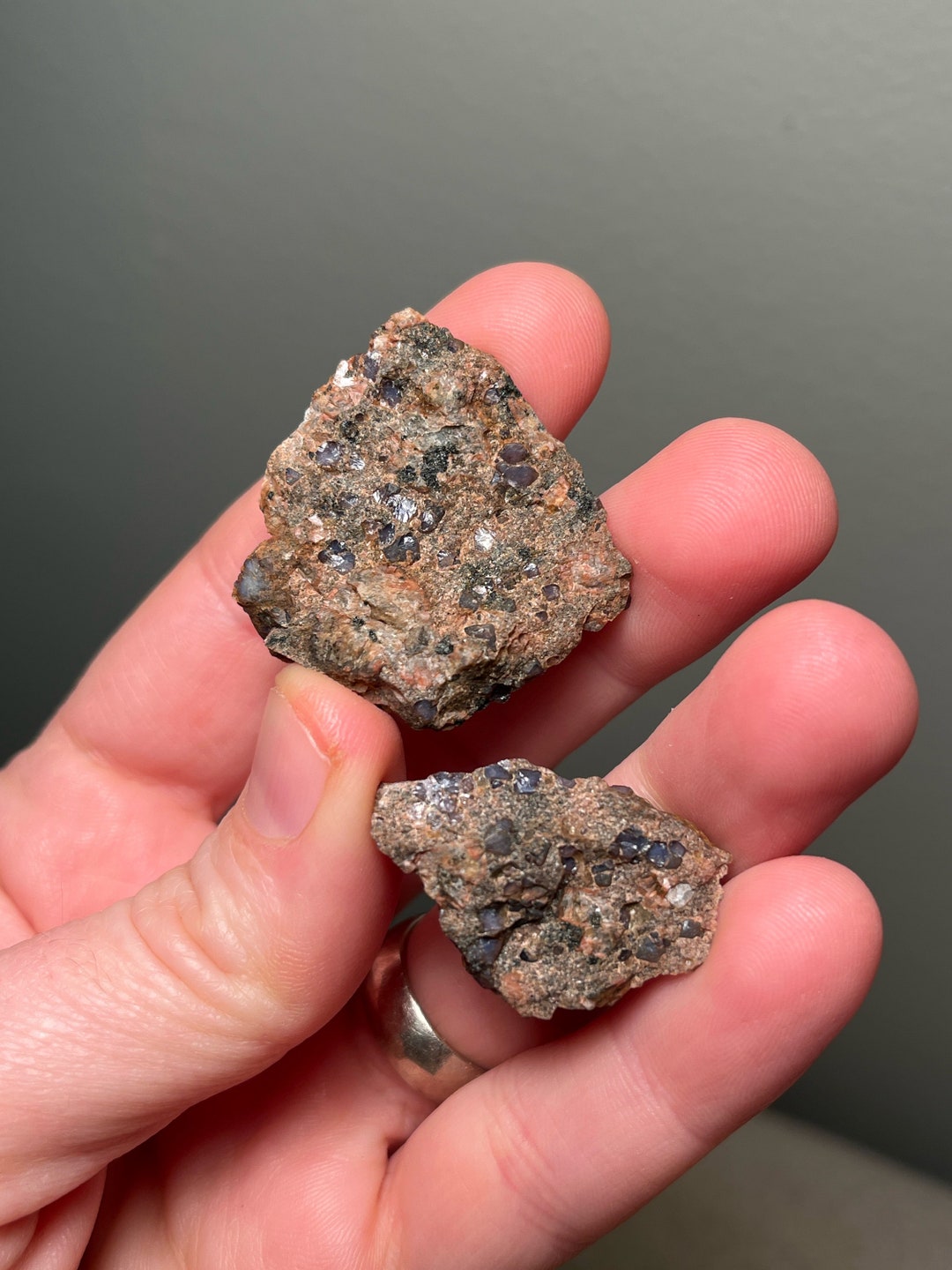Llanite 2-pack (porphyritic Rhyolite With Blue Quartz) From Llano ...