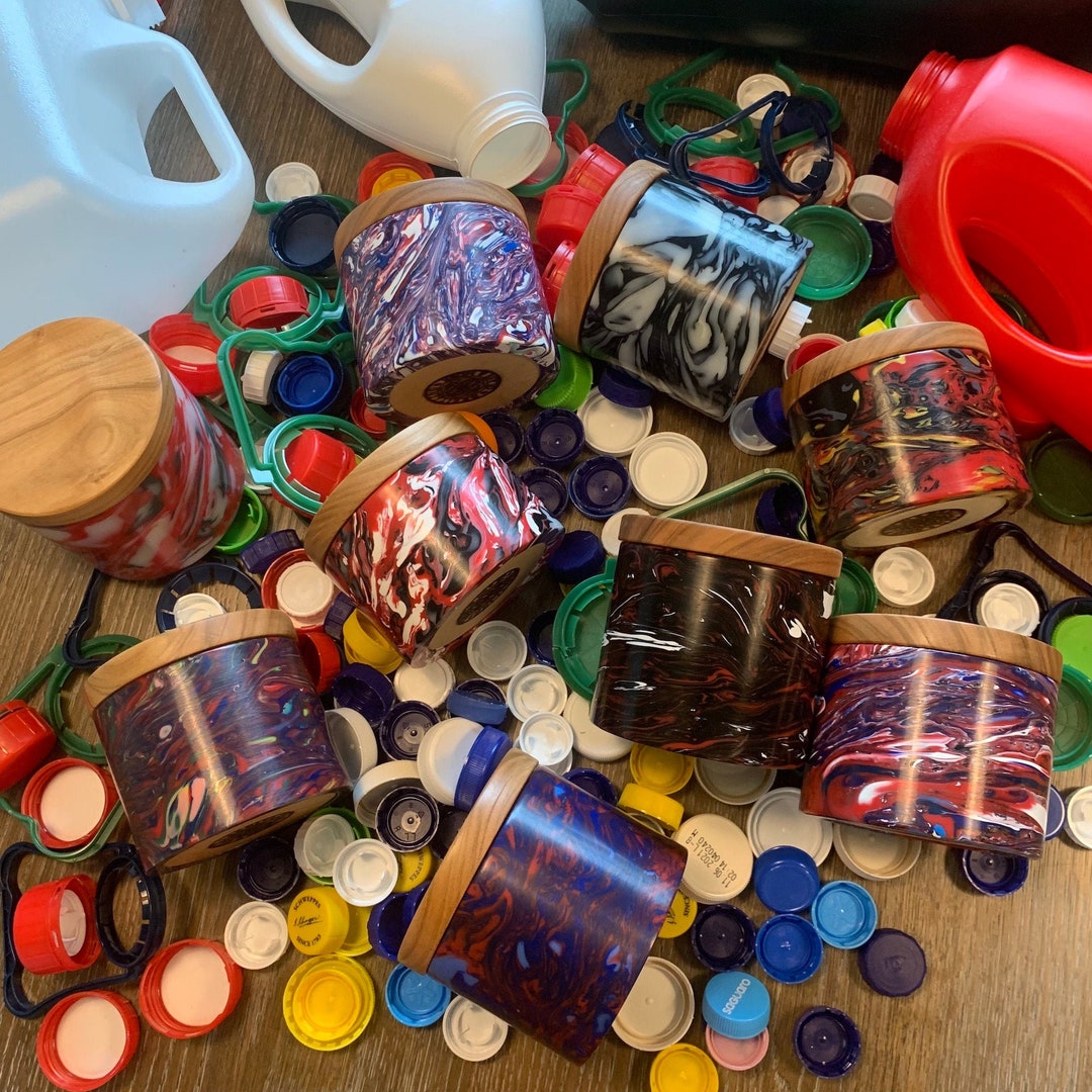 Recycled Plastic Box, Jewelry Box, HDPE, Handmade Box, Box Recycled ...