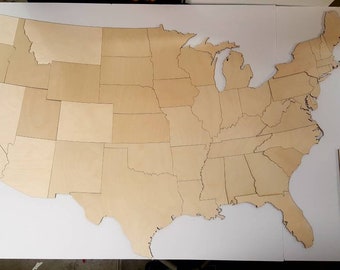 United States Map Puzzle | Etsy