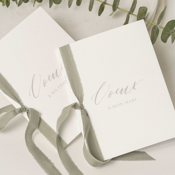Vows Booklet - Etsy