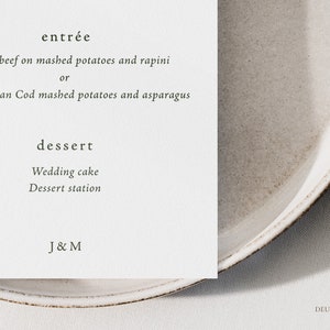 Boho Wedding Menu Template, Wedding Menu, Wedding Menu Template ...