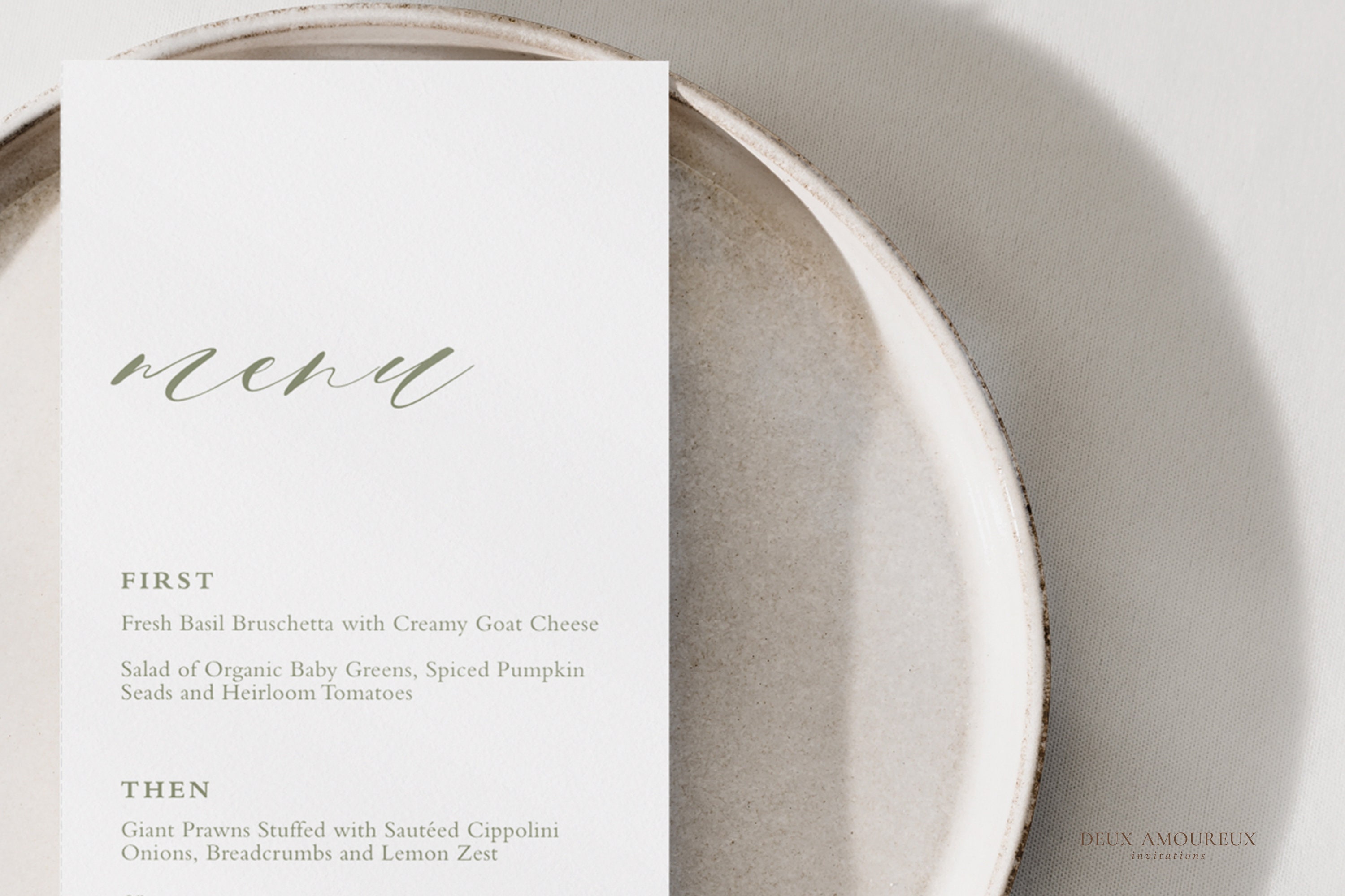 Romantic Wedding Menu Template, Wedding Menu, Wedding Menu Template ...