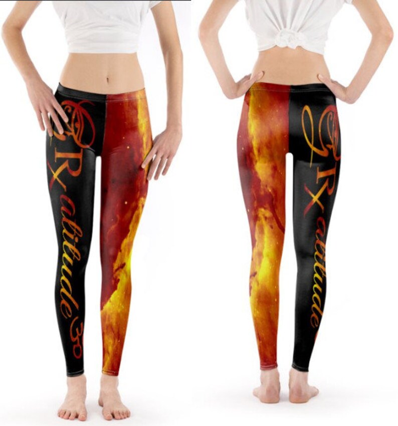 Gratitude Rx Phoenix Yoga Pants - Etsy