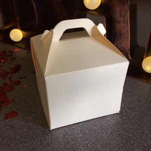 30 White Party Single Slice Cake Boxes Elegant Design With | Etsy