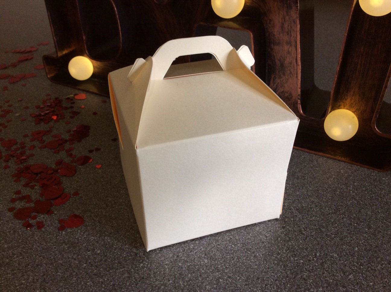 30 White Party Single Slice Cake Boxes Elegant Design With - Etsy
